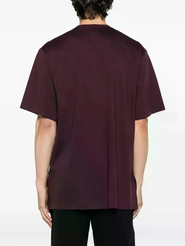 Y3 Crew-neck Short-sleeve T-shirt - Red
