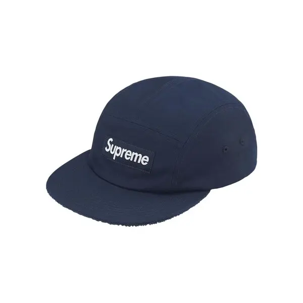 Supreme Reversible Terry Camp Cap - Blue
