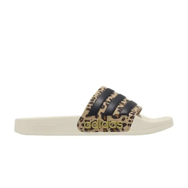 Adidas Adilette Shower Slide Leopard - Cream