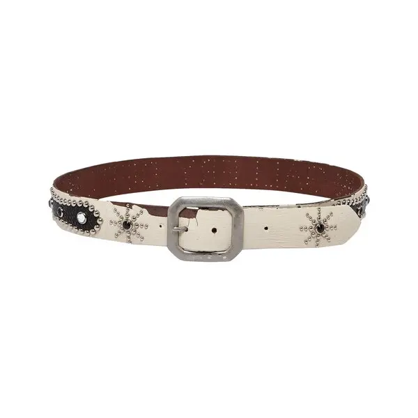 GALLERY DEPT. Painted Studded Belt - Black