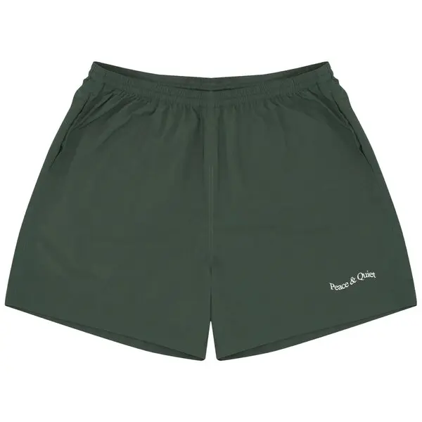 MUSEUM OF PEACE & QUIET Wordmark Nylon Short - Green