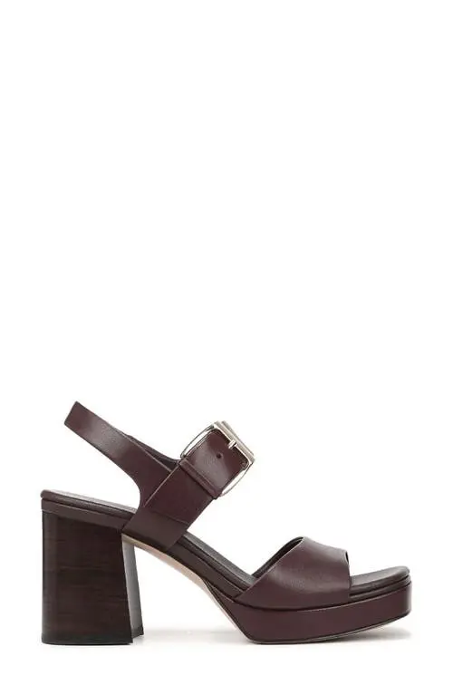 27 EDIT NATURALIZER Phillipa Block Heel Sandal - Ruby Noir Brown