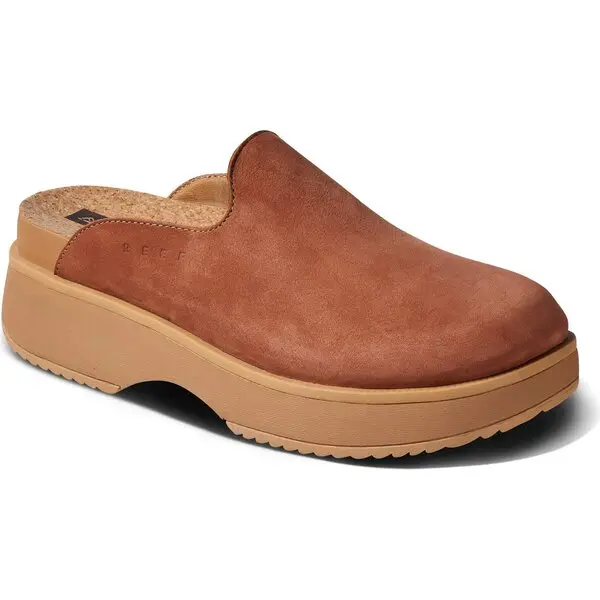 Reef Cushion Vista Skye Platform Clog - Brown
