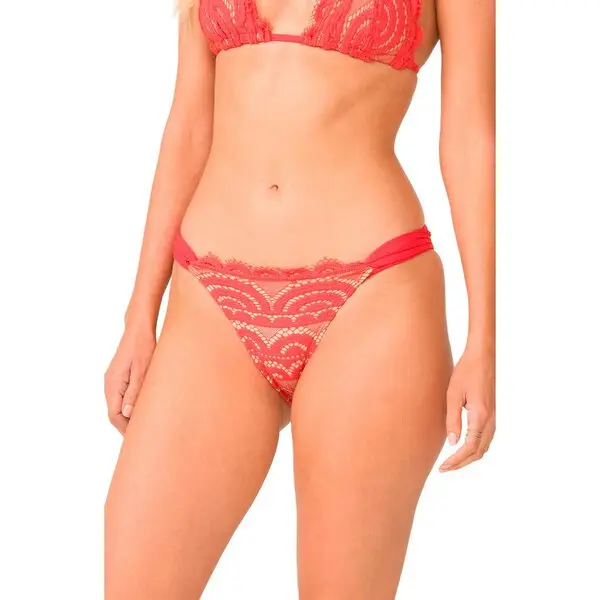PQ Lace Front Bikini Bottom - Passion