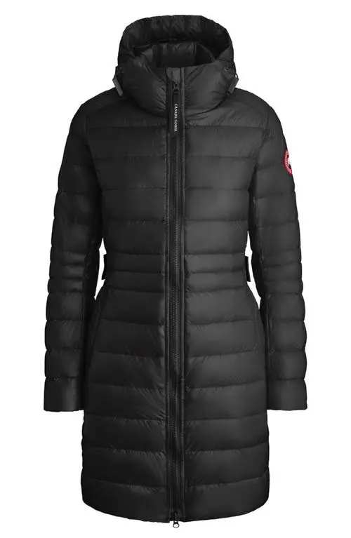 Canada Goose Cypress Packable Hooded 750-fill-power Down Puffer Coat - Black