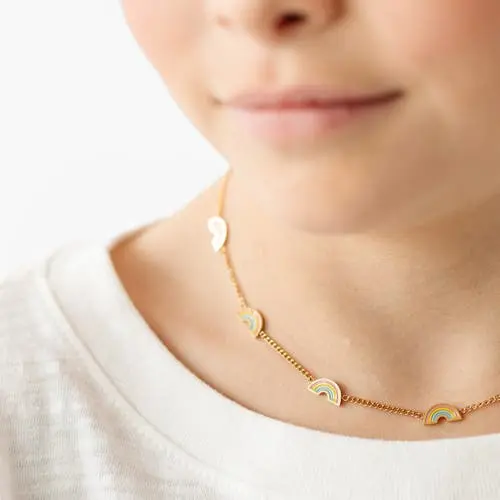 PIP POP Rainbow Repeat Necklace