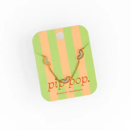 PIP POP Rainbow Repeat Necklace