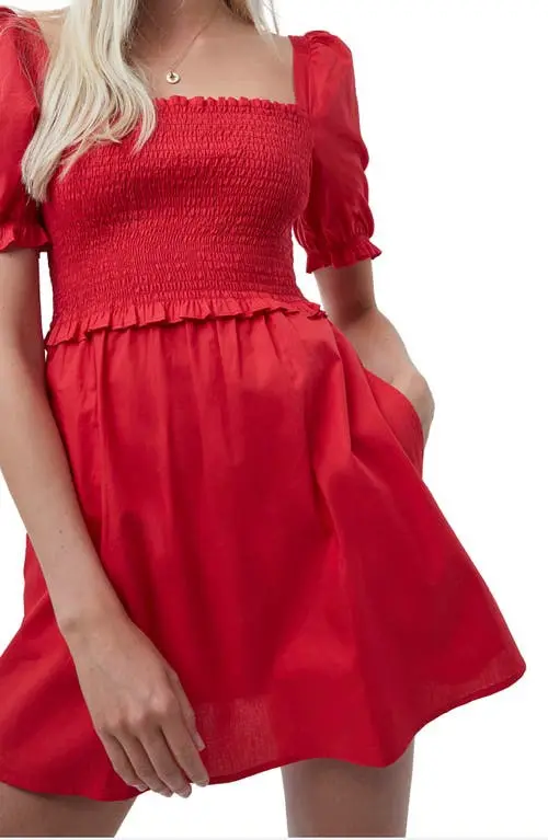 strapless open back dress Faithfull The Brand Rosas Midi Dress- Salema Floral – Styleartist main image 1