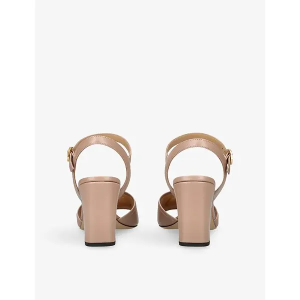 Valentino Garavani Vlogo Signature 75 Leather Heeled Sandals