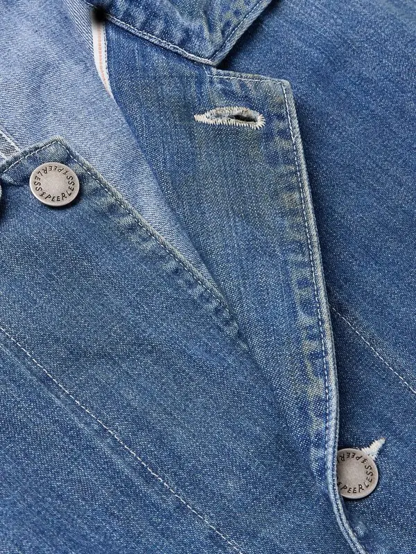 Visvim Paint-splattered Denim Chore Coat