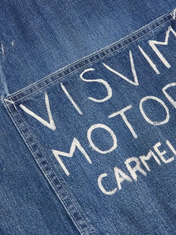 Visvim Paint-splattered Denim Chore Coat