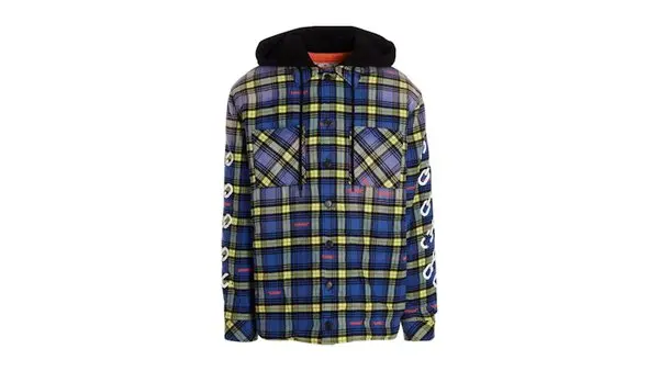 Off-White Arrow Padded Flannel Jacket