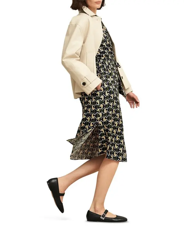HOBBS LONDON Kalinda Geometric Print Shirt Dress - Multi