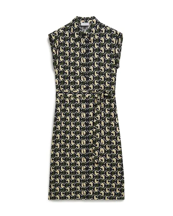 HOBBS LONDON Kalinda Geometric Print Shirt Dress - Multi