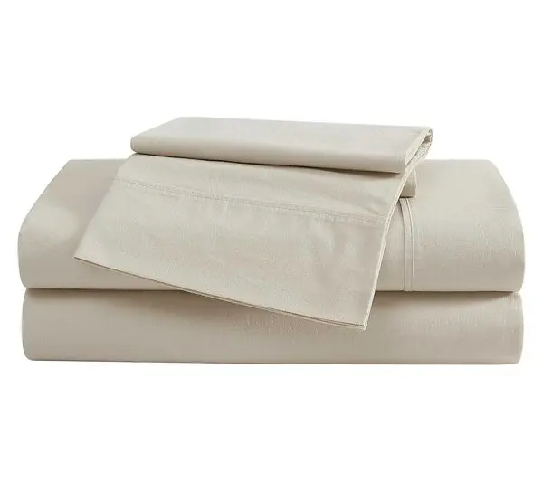 Eddie Bauer Oyster Grey Cotton Percale Full She Et Set