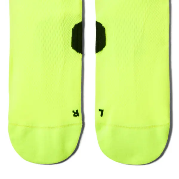 Nike Dri-fit Run Midweight Micro-crew Sports Socks - Yellow