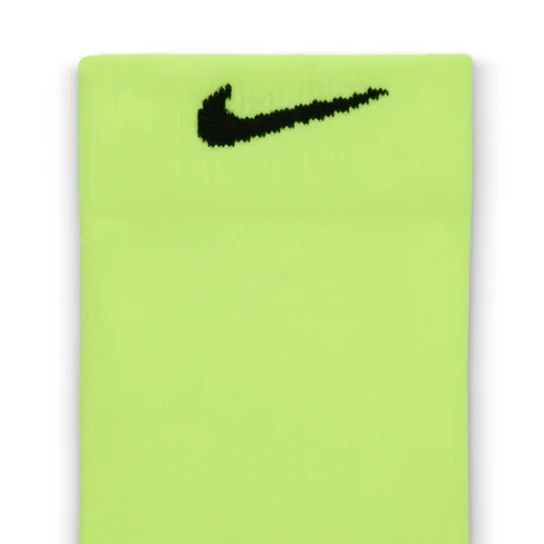 Nike Dri-fit Run Midweight Micro-crew Sports Socks - Yellow