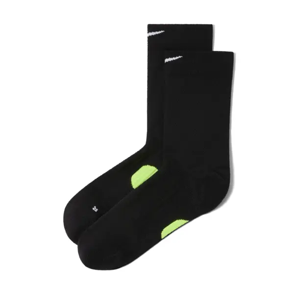 Nike Run Midweight Running Crew Socks - Black