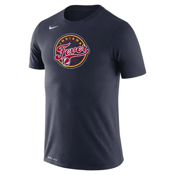 Nike Indiana Fever Logo Dri-fit Wnba T-shirt - Blue