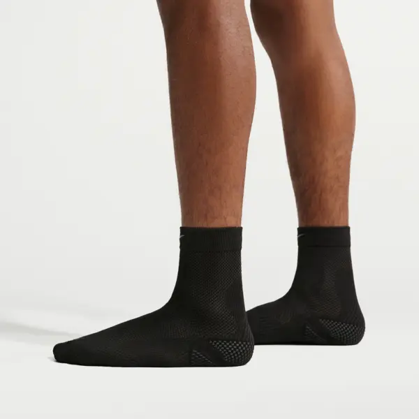 Nike Run Lightweight Running Micro-crew Socks - Black
