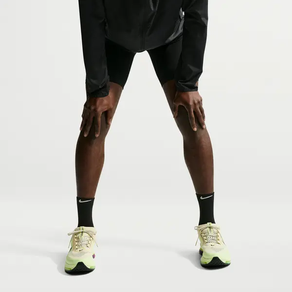 Nike Run Midweight Running Micro-crew Socks - Black