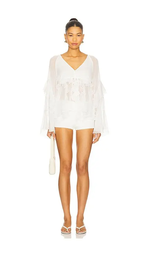 Bardot Rosalo Ruffle Blouse