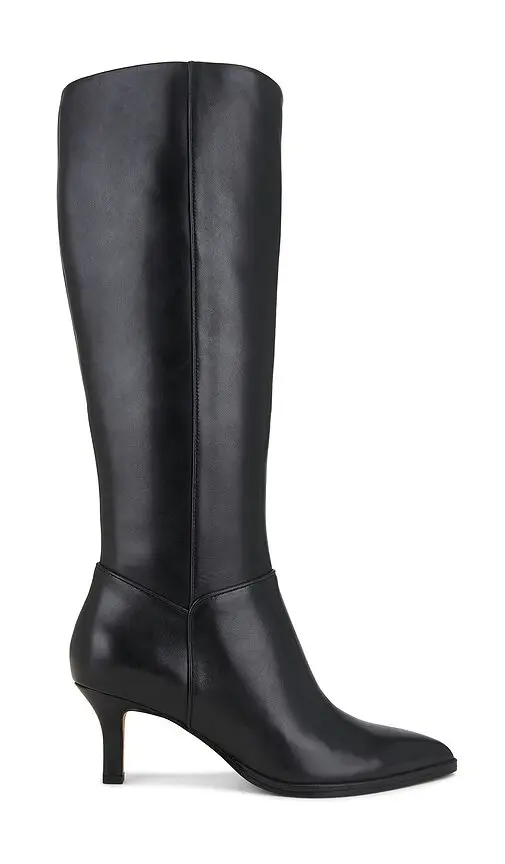 Dolce Vita Aldy Zip Up Leather Boots - Black