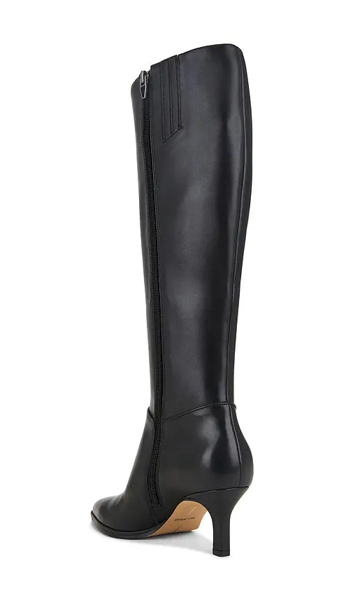 Dolce Vita Aldy Zip Up Leather Boots - Black