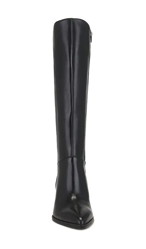 Dolce Vita Aldy Zip Up Leather Boots - Black