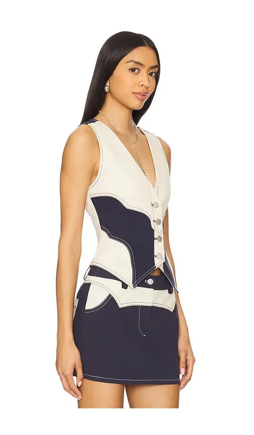 BY.DYLN X Donella Vest - Navy