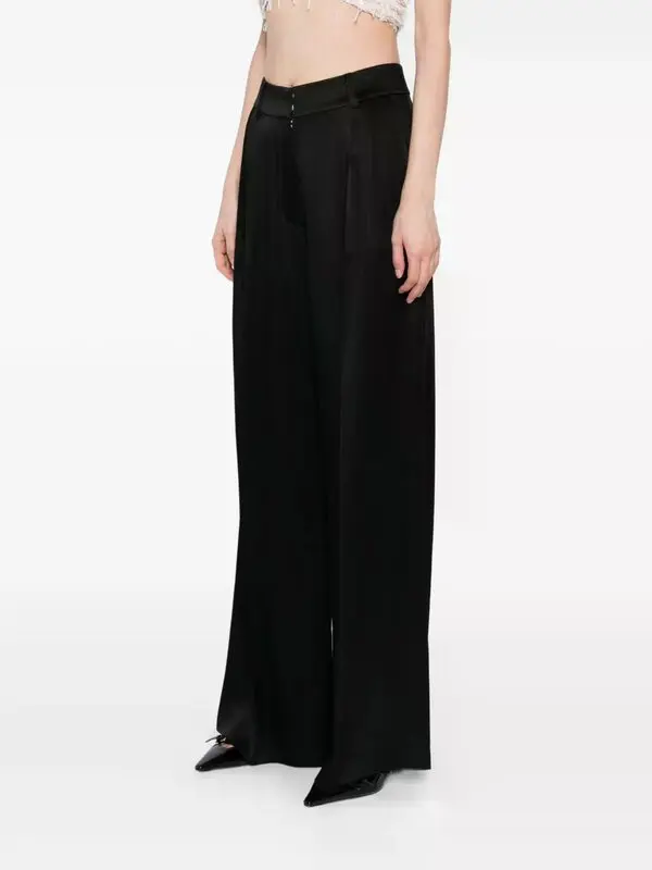XENIA MAGERA Wide Leg Silk Trousers