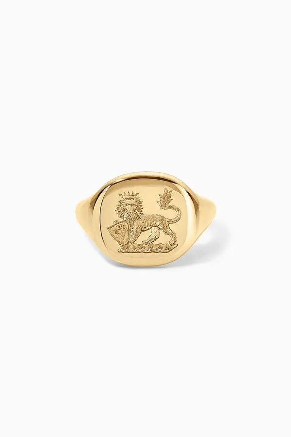 ETIQ Royal Lion Club Signet Ring
