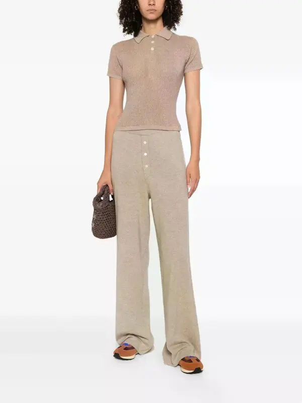 Guest In Residence Cashmere Polo Shirt - Neutrals