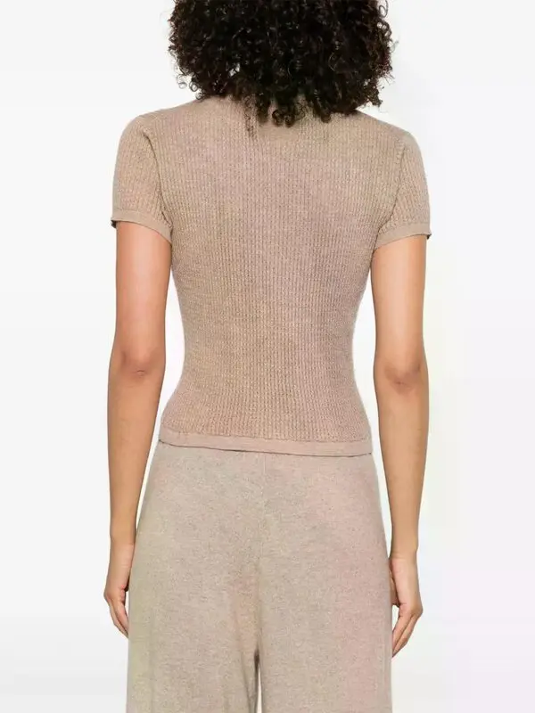 Guest In Residence Cashmere Polo Shirt - Neutrals