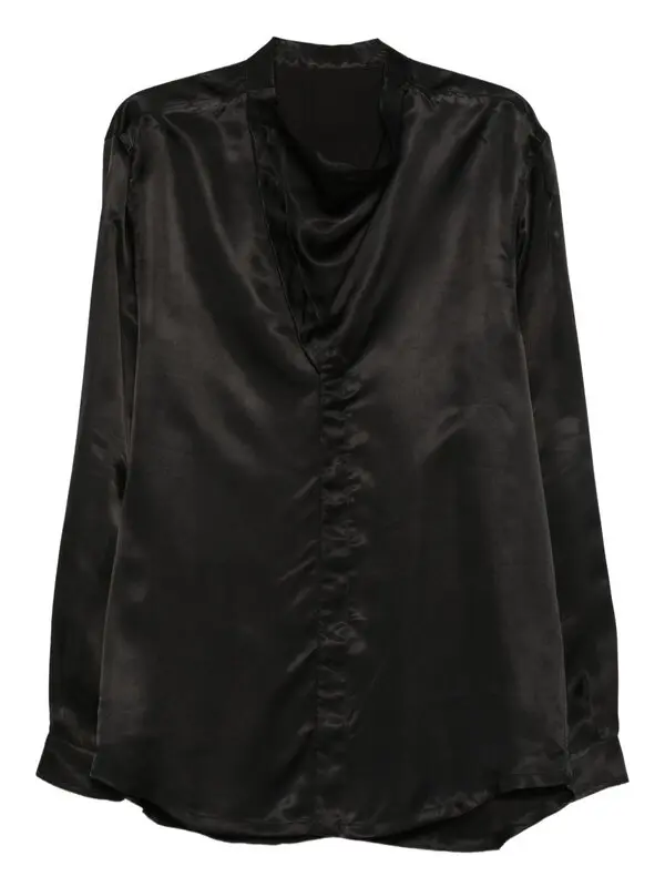 Rick Owens Cowl-neck Shirt
