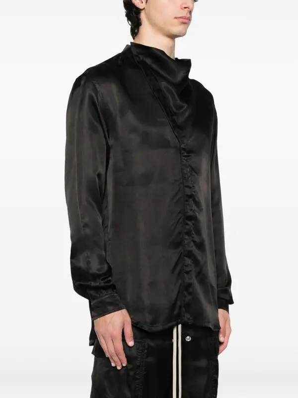 Rick Owens Cowl-neck Shirt