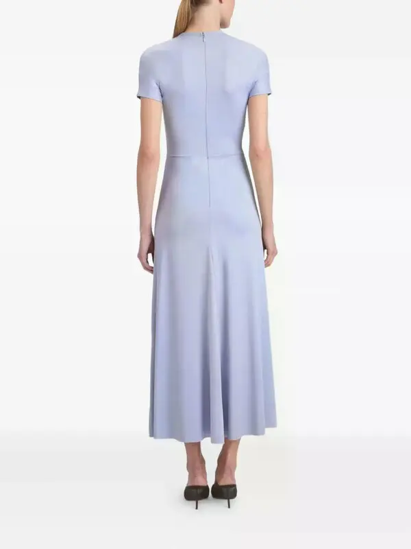 Victoria Beckham Gathered Waist Midi Dress