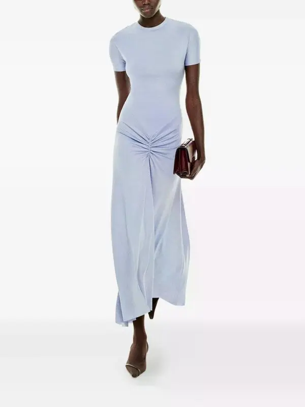 Victoria Beckham Gathered Waist Midi Dress