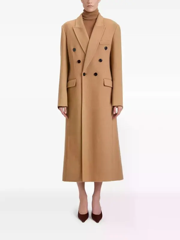 Victoria Beckham Double-breasted Wool Coat