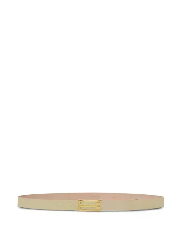 Victoria Beckham Buckle Belt - Neutrals