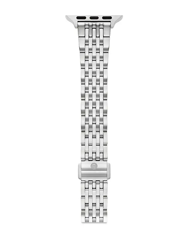Michele Tapered Seven Link Bracelet Band For Apple Watch - Silver
