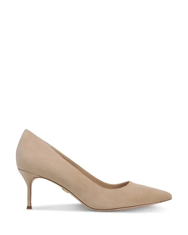 Veronica Beard Suede Rita Pointed Pumps
