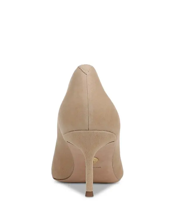 Veronica Beard Suede Rita Pointed Pumps