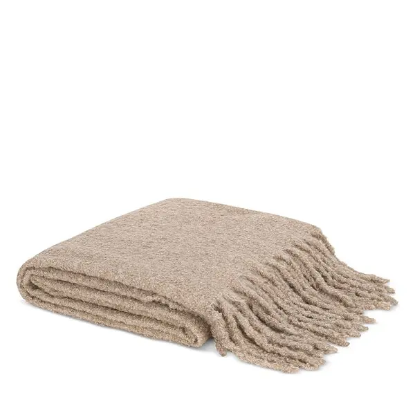 MATOUK Poncho Suri Alpaca Boucle Throw - Dune