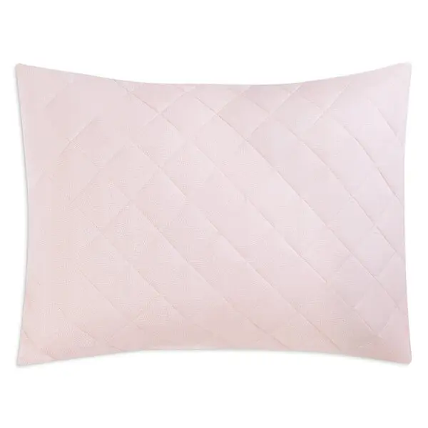 MATOUK Jasper Quilted Standard Sham - Peony