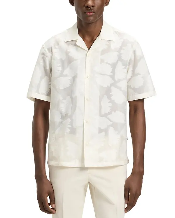 BOSS Lars Relaxed Fit Shirt - White
