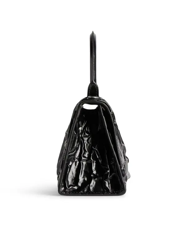 Balenciaga Hourglass Handbag Crushed Effect