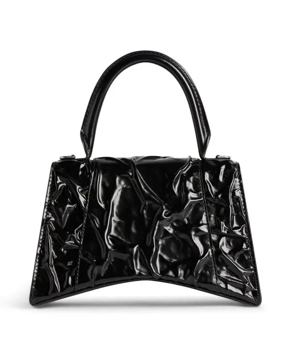 Balenciaga Hourglass Handbag Crushed Effect
