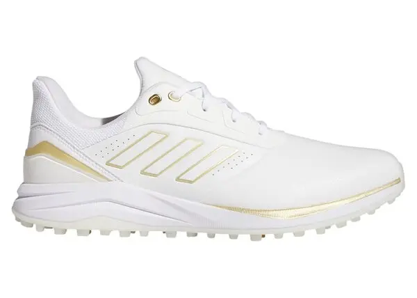 Adidas Solarmotion 24 Lightstrike Golf Shoe - Cloud White/gold Metallic