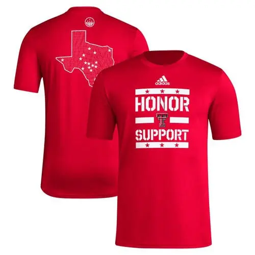 Adidas Texas Tech Raiders Honor & Support T-shirt